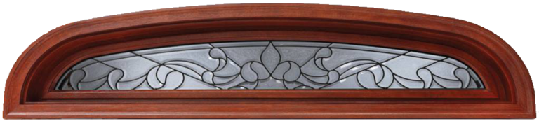 Elliptical Mahogany Transom - MainDoor Corporation
